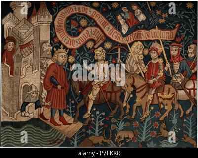 Juana de Arco en la coronación del Delfín como rey Carlos VII de ...