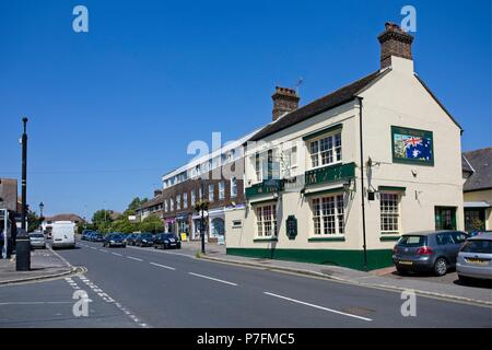 Polegate village High Street, East Sussex, UK Stock Photo - Alamy