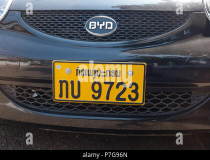 laos, car plate Stock Photo - Alamy