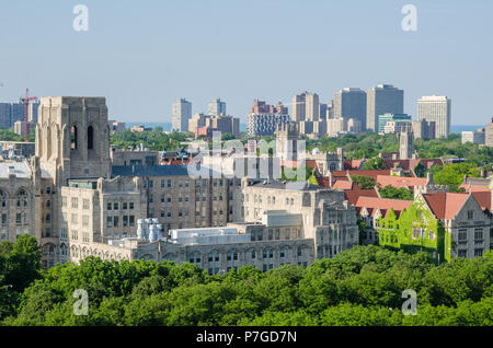 Aerial view of the University of Chicago campus Stock Photo - Alamy