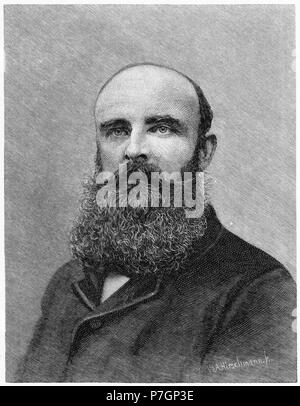 Sir Frederick Napier Broome. Western Australia 1888 old antique print ...