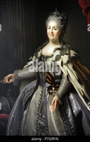 Portrait of Empress Catherine the Great. 1780. By Fyodor Rokotov (1730 ...
