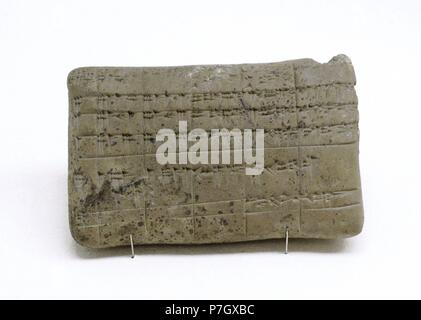 writing, Cuneiform script, Assur, tablet from the archive of ...