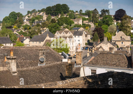 View of Cotswold town Nailsworth, Gloucestershire, UK Stock Photo - Alamy