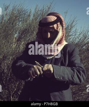 BEDUINO DEL DESIERTO. Location: EXTERIOR. QUSEIR AMRA Stock Photo - Alamy