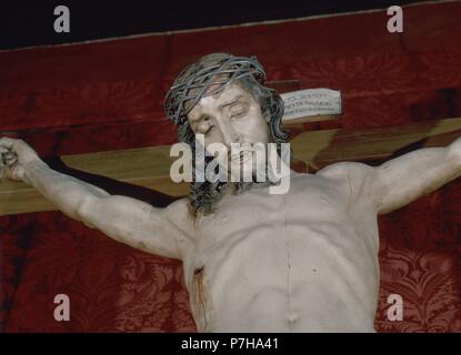CRUCIFICADO DE LA MISERICORDIA - SIGLO XVII - ESCULTURA BARROCA ...