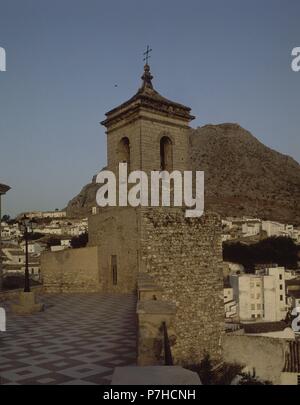 TORRE. Location: MARIENKIRCHE, MARTOS, JAEN, SPAIN Stock Photo - Alamy
