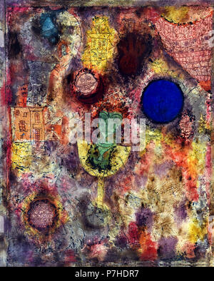 Paul Klee – The Magic Garden, 1926 – landscape painting Stock Photo - Alamy