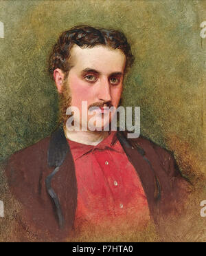 Hicks George Elgar - Self Portrait 1 - British School - 19th Century ...
