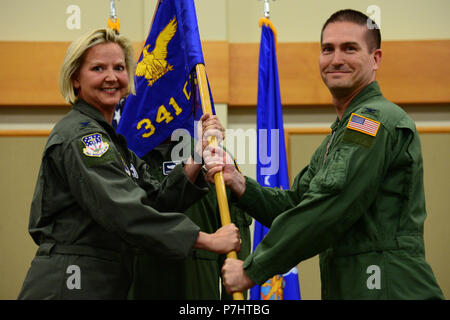 Col. Jennifer Reeves, 341st Missile Wing commander, and Chief Master ...