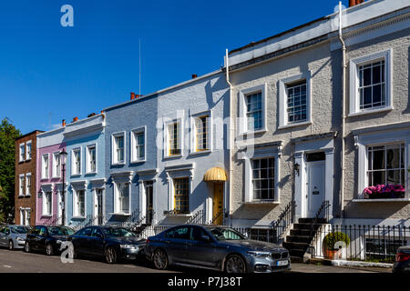 Colorful houses in Notting Hill, London, UK Stock Photo: 32106467 - Alamy