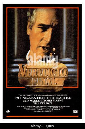 Original Film Title: THE VERDICT. English Title: THE VERDICT. Film ...