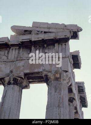 EL PARTENON. Location: ACROPOLIS. ATHENS. GREECE Stock Photo - Alamy