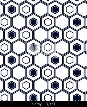 Seamless repeating background from hexagons Stock Vector Image & Art ...