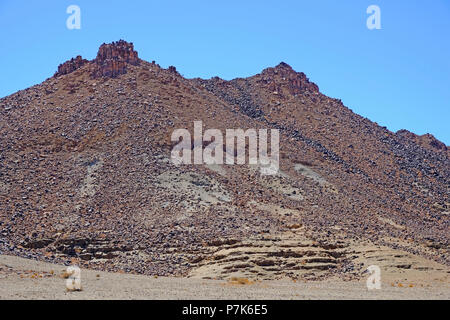 Eroded rock, Aussenkehr Nature Park, Southern Namibia, Africa Stock ...