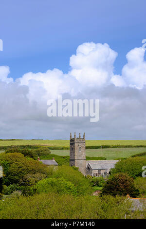 St. Levan church cornwall UK Stock Photo - Alamy