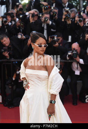 Rihanna at the 'Okja' premiere during the 70th Cannes Film Festival at ...