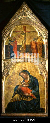 Crucifixion by Lorenzo Veneziano Stock Photo - Alamy