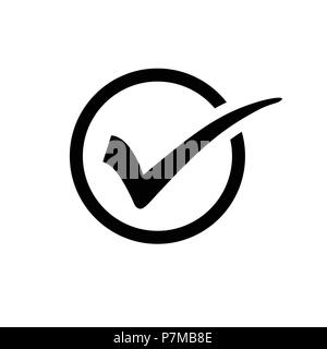 Check mark or tick sign. Easily editable, colorable EPS 8 vector icon ...