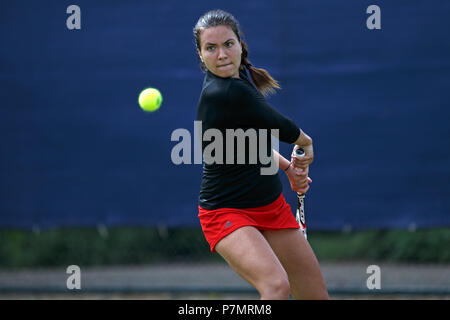 Elena-Gabriela Ruse, professional tennis player from Romania, plays a ...