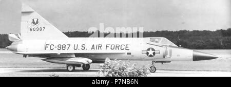 32d Fighter-Interceptor Squadron Convair F-102 Delta Dagger 56-1032 ...