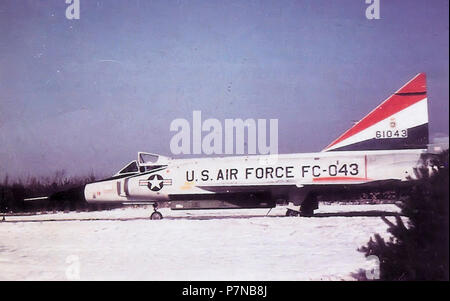 32d Fighter-Interceptor Squadron Convair F-102 Delta Dagger 56-1032 ...