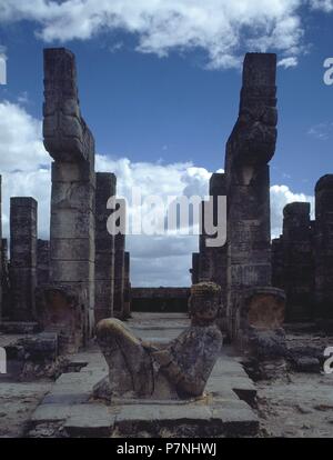 ESCULTURA DE CHAC MOOL-MAYA-PROCEDE DE CHICHEN ITZA-S X DC. Location ...