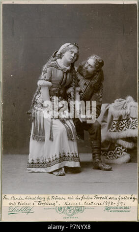 Paula Lindberg som Gullvåg i Tirfing, Kungliga teatern 1898 306 Paula ...
