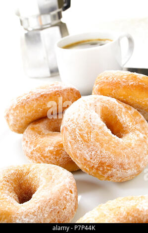 Traditional Donuts plated Stock Photo - Alamy