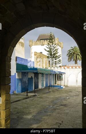 Borj al Qamra, siglo XVI, medina de Assilah, Marruecos, norte de Africa ...