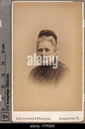 English: Photograph of the Danish artist Marie Henriques 1826-1913 ...