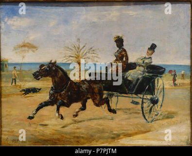 The Black Countess by Henri de Toulouse-Lautrec, 1881 Stock Photo - Alamy