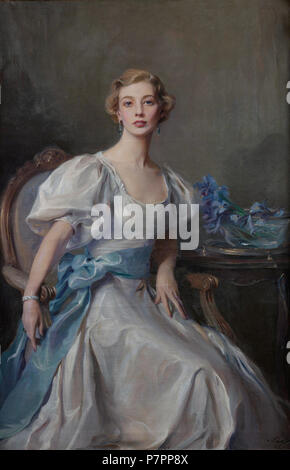 This oil painting by Philip de László is a 1922 replica of his 1910 ...