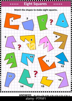 IQ and spatial skills training visual puzzle with gears rotating ...