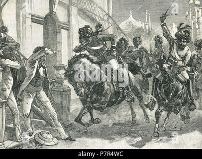 rebel sepoys at delhi Indian Rebellion of 1857 Meerut Bahadur Shah ...
