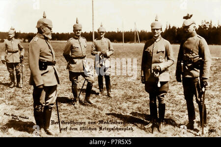 Großherzog Adolf Friedrich V von Mecklenburg-Strelitz und Kaiser ...