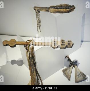 Different objects related to the "Angakoq", Inuit shamans. Exhibition ...