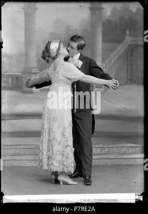 Emma Meissner som Juliette i Greven av Luxemburg, Oscarsteatern 1910 ...