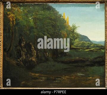 Gustave Courbet - Landscape in the Jura Stock Photo - Alamy