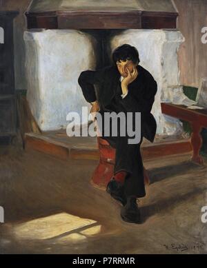 The Dreamer. The Artist Torleiv Stadskleiv 1895 by Halfdan Egedius ...