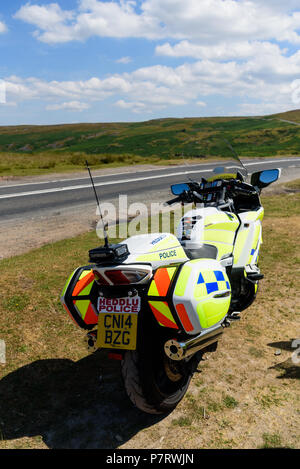 Motorbike in the Brecon Beacons Stock Photo - Alamy