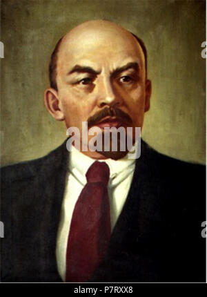 Socialist realism political oil painting depicts a soldier with a ...