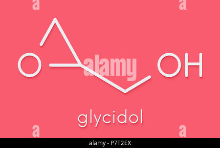Glycidol molecule. Skeletal formula Stock Photo - Alamy