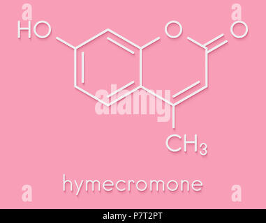 Hymecromone drug molecule. Skeletal formula Stock Photo - Alamy