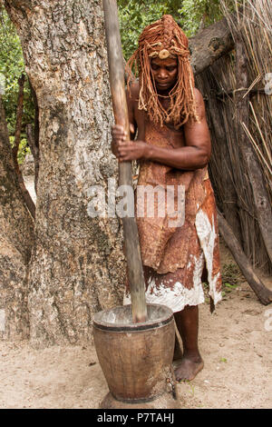 Living museum of the Mbunza on the Kavango river near Rundu recreates a ...