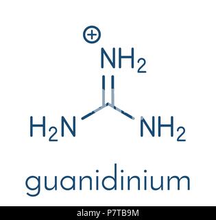Guanidine molecule. Skeletal formula Stock Vector Image & Art - Alamy