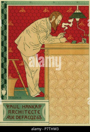 late 19th century, French chromolithograph, depicting a medieval knight ...