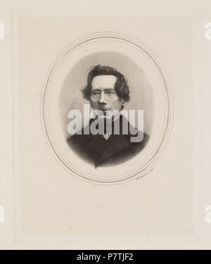 Johan Rudolph Thorbecke (1798-1872) Dutch statesman. painting by Dutch ...