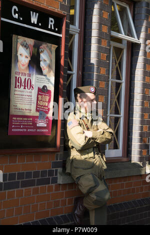 Kidderminster, UK. 7th July, 2018. A journey back in time continues at ...