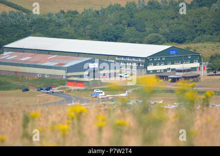 Bembridge Airport on the Isle of Wight Stock Photo - Alamy